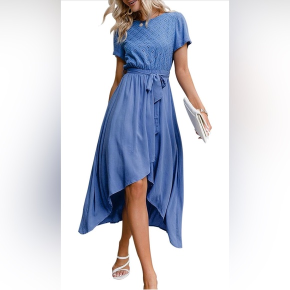 Simplee | Dresses | Small Simplee Womens Striped Linen Long Dress ...